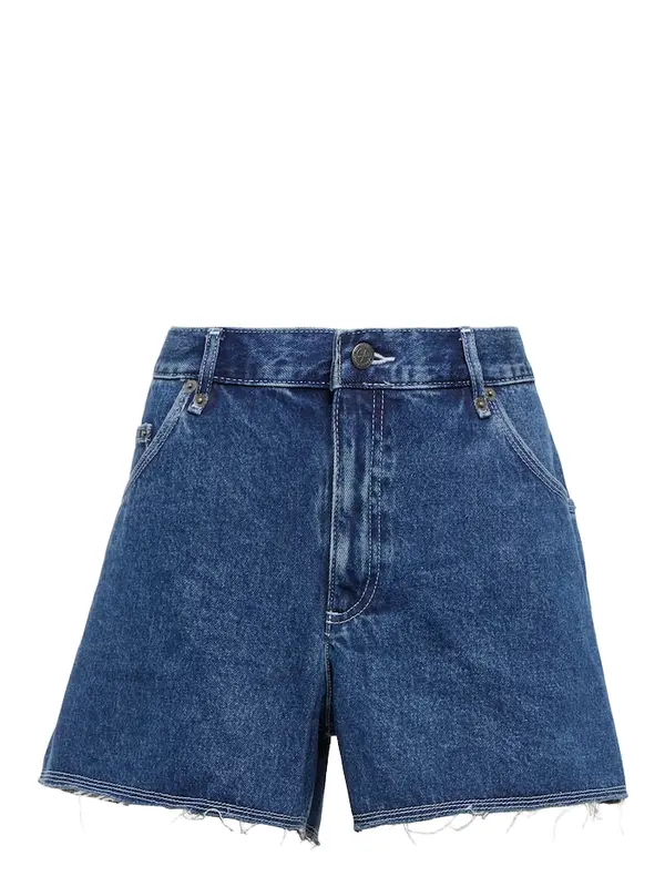 A.p.c. Johnny Mid-rise Denim Shorts - Blue