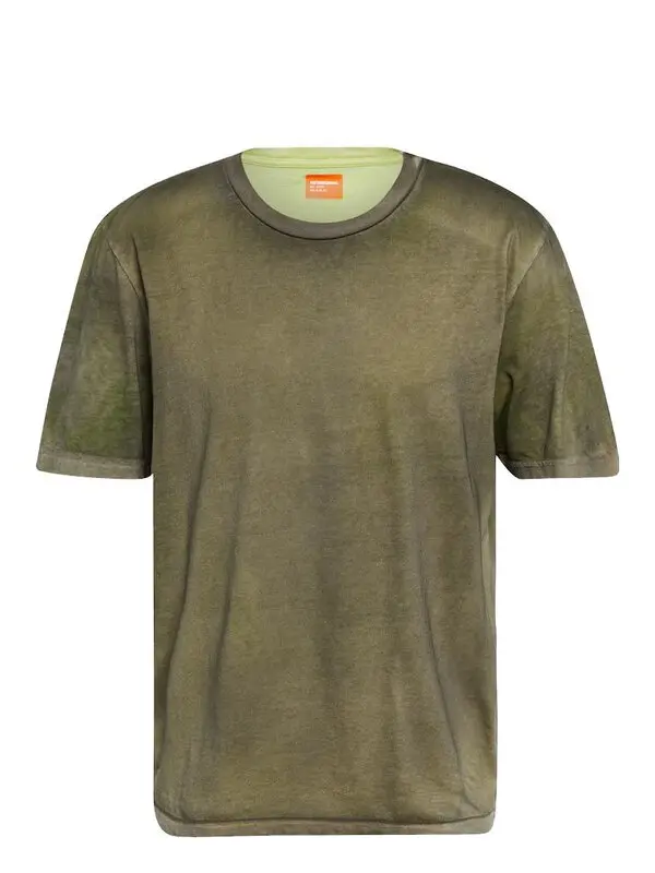 NOTSONORMAL Sprayed Cotton Jersey T-shirt - Grey