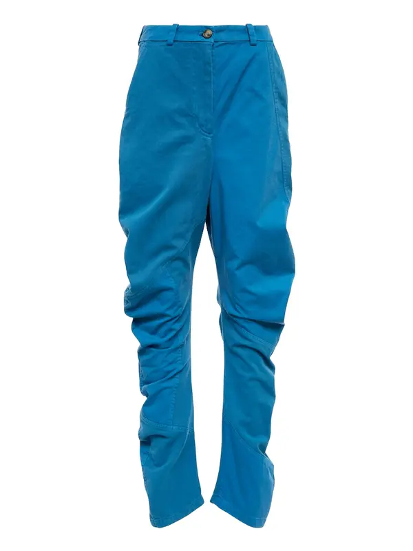 JW Anderson Twisted High-rise Pants - Blue