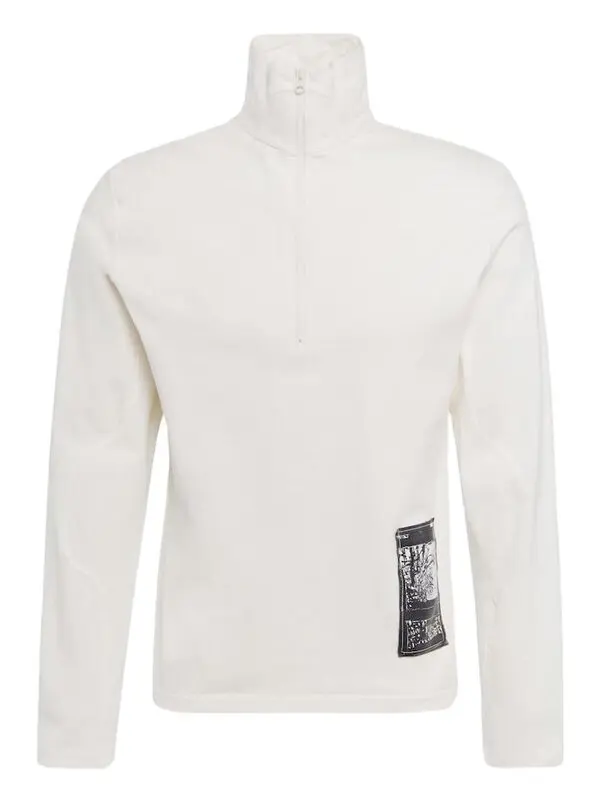GR10K Cotton Jersey Sweater - White