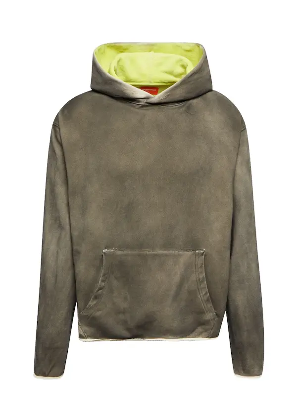 NOTSONORMAL Last Nights Cotton Jersey Hoodie - Beige