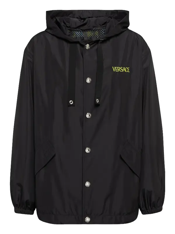 Versace La Maschere Printed Jacket - Black