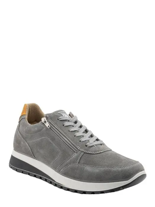 ARA Murray Zip Sneaker - Grey Suede