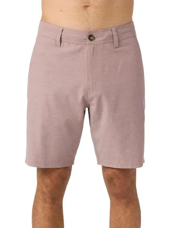O'Neill Reserve Light Check Bermuda Shorts - Mahogany