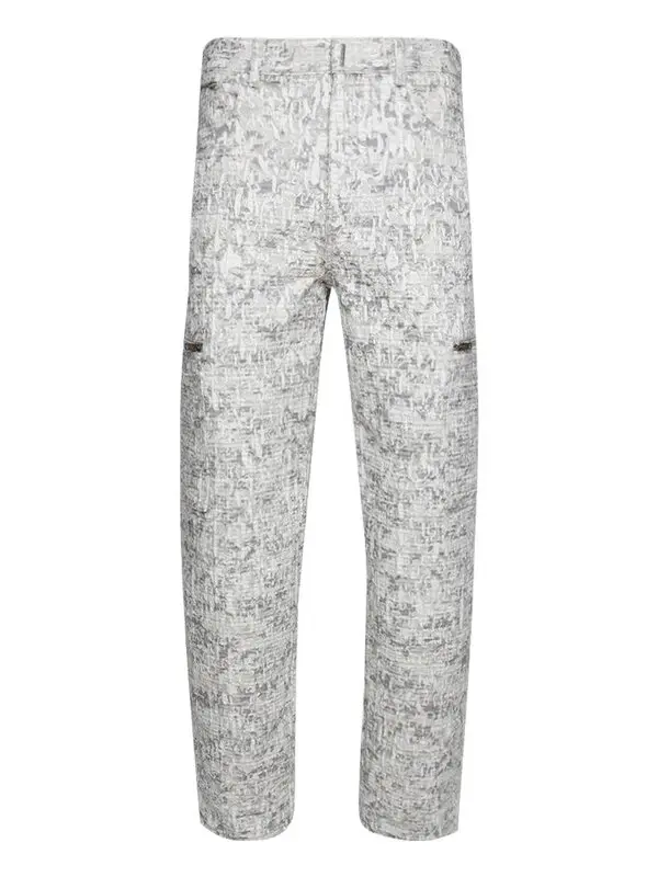 Givenchy Loose Fit Cargo Pants - White