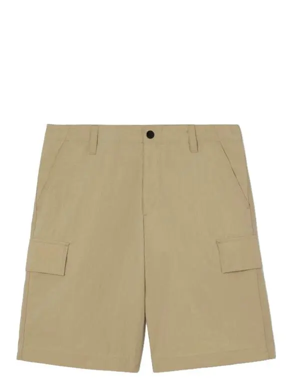 Burberry Nylon Cargo Shorts - Sparrow Beige