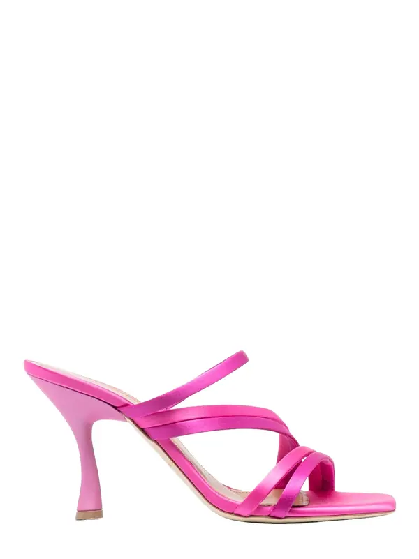 MALONE SOULIERS 100mm Sculpted Heel Sandals - Pink