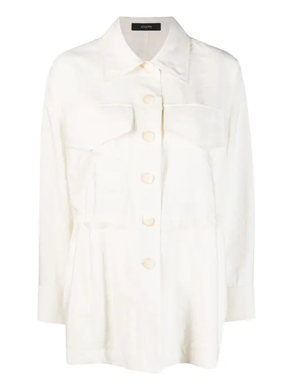 JOSEPH Welbeck Shirt Jacket - Neutrals