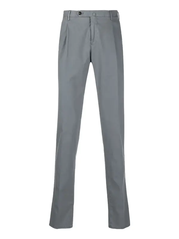 PT TORINO Cotton-lyocell Blend Chino Pants - Grey