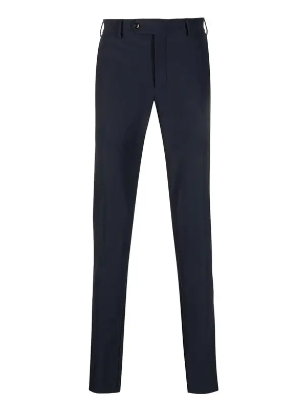 PT TORINO Tailored Straight-leg Trousers - Blue