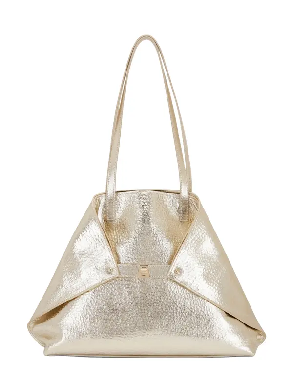Akris Ai Metallic Shoulder Bag - Gold