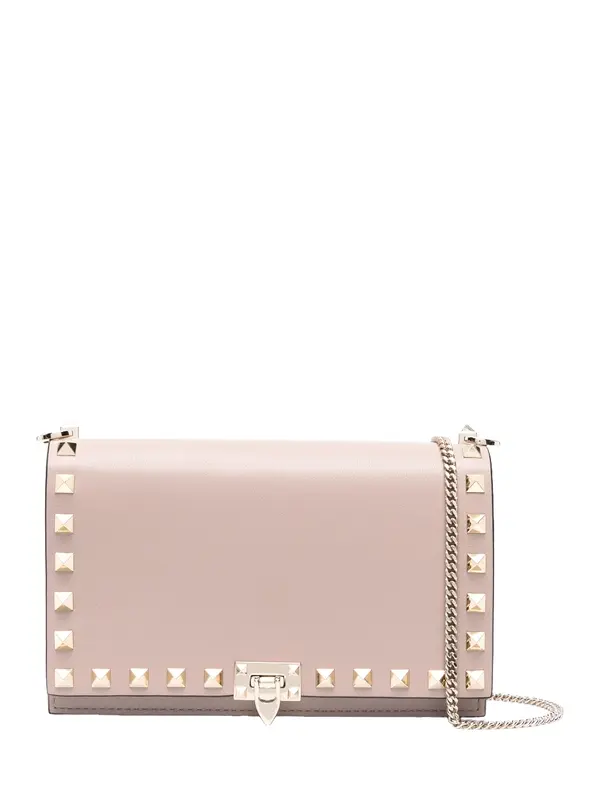 Valentino Garavani Rockstud Mini Shoulder Bag - Brown