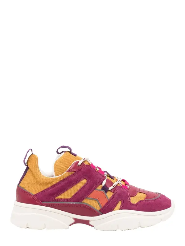 Isabel Marant Kindsay Panelled Sneakers - Purple