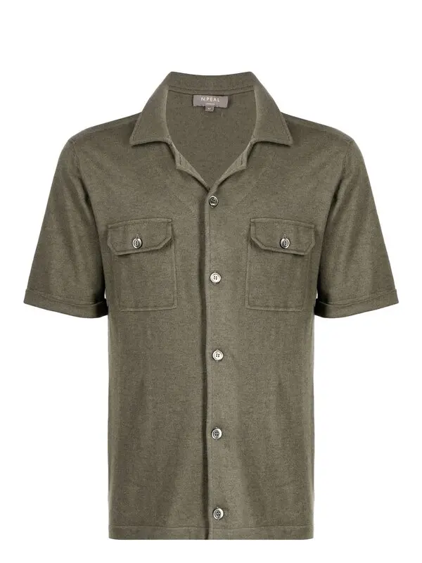 N.peal Safari Camp-collar Shirt - Green