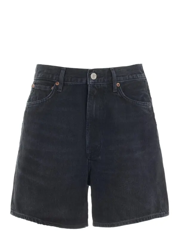 AGOLDE Stella Denim Shorts - Black