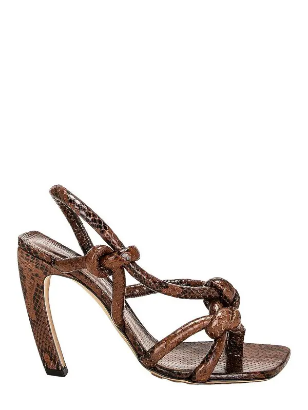 Bottega Veneta Jimbo Slingback Sandal - Toffee