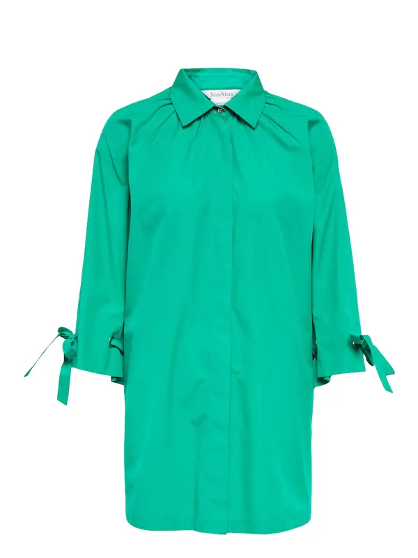 Max Mara Gigi Cotton Shirt - Green