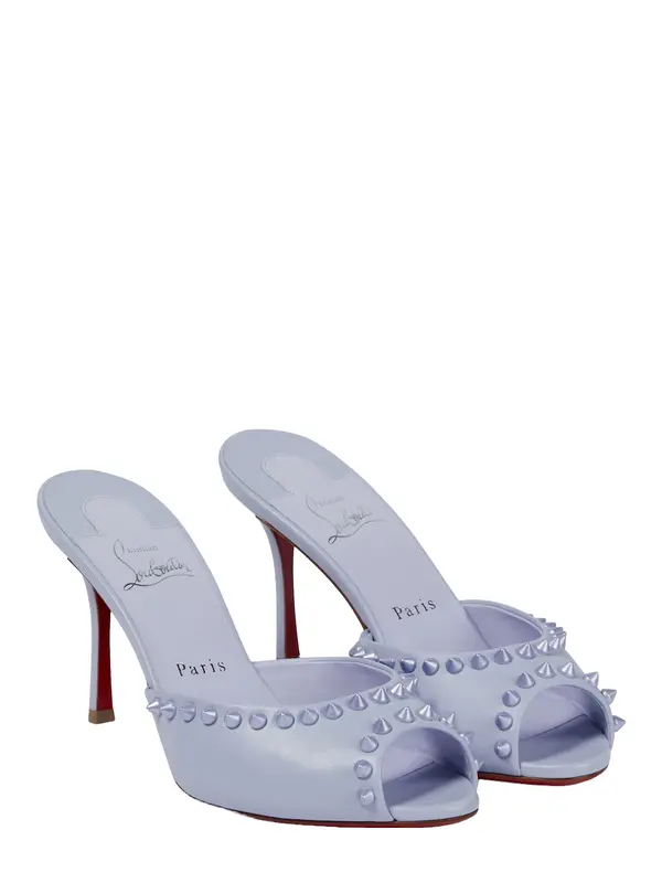 CHRISTIAN LOUBOUTIN Me Dolly Spike 85 Mules - Purple