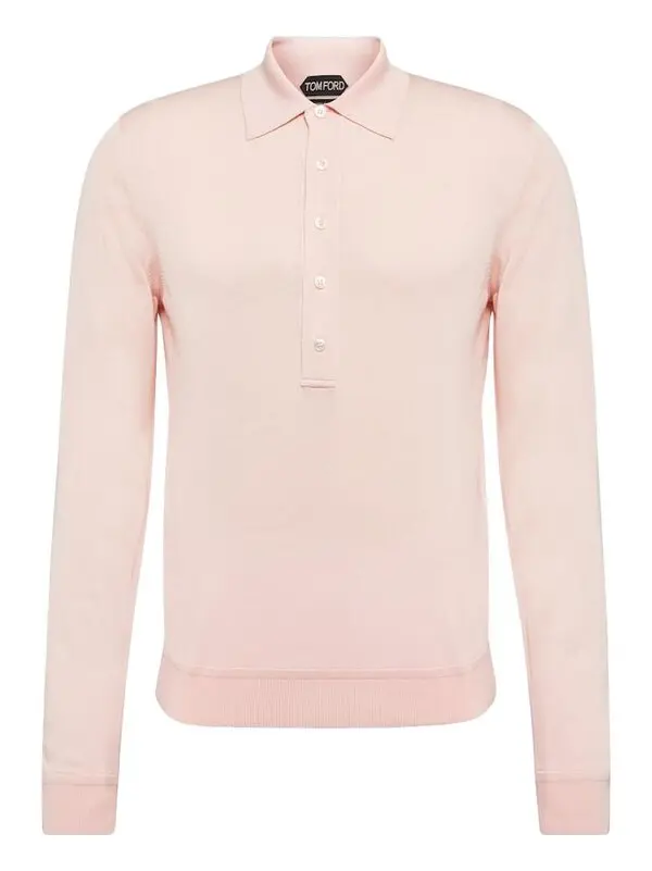 TOM FORD Jersey Polo Shirt - Pink