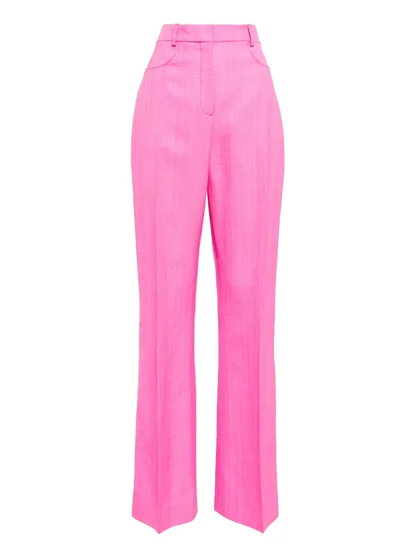 Jacquemus Les Pantalons Sauge High-rise Pants - Pink