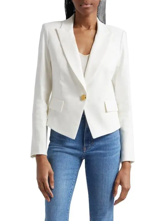 Veronica Beard Hosanna Linen-blend Jacket - White