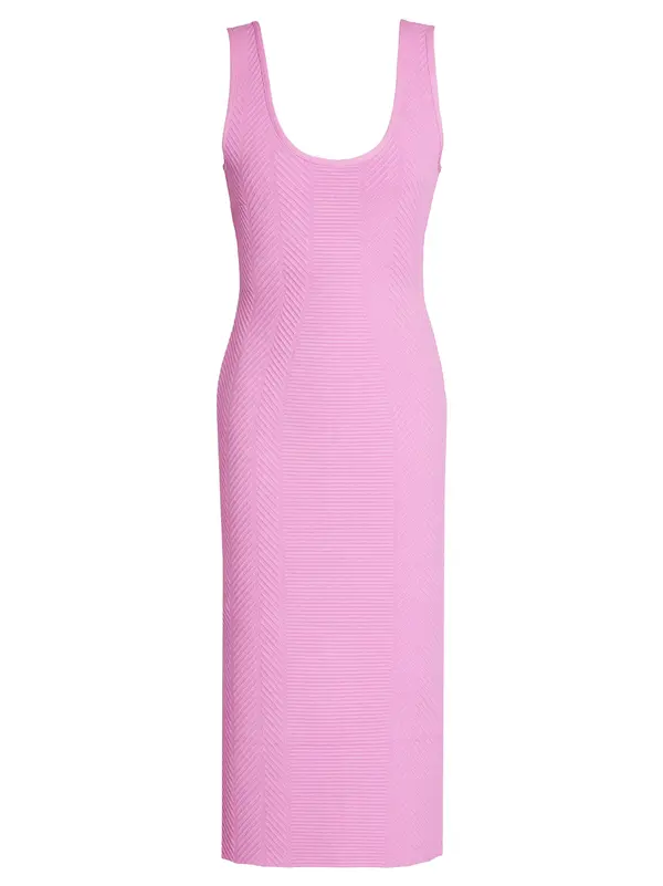 Herve Leger Bandage Midi Dress - Lavender