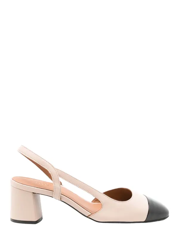 STUDIO CHOFAKIAN Coucou 65mm Slingback Pumps - Neutrals