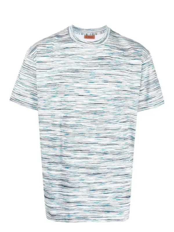 Missoni Round-neck Striped T-shirt - White