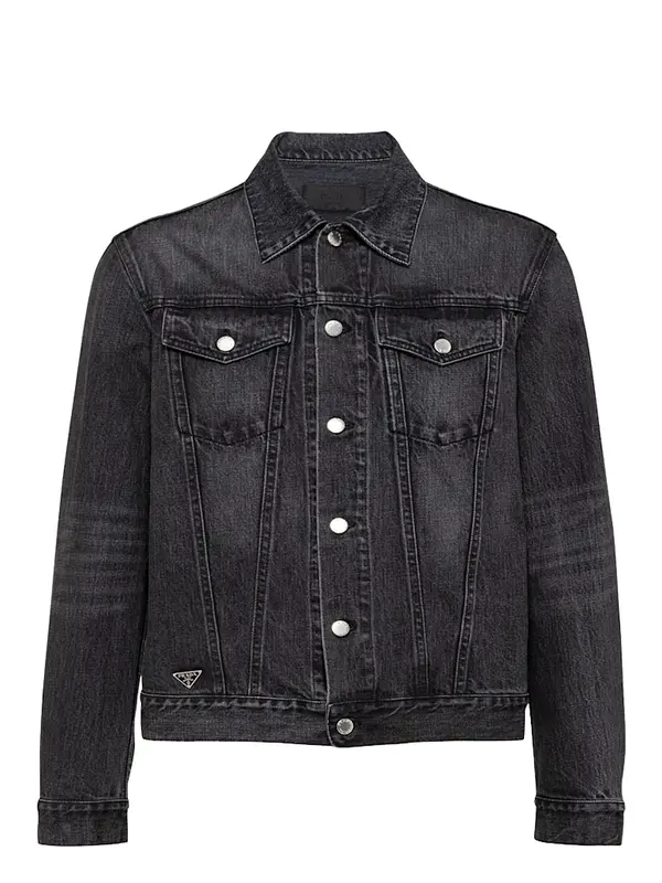 Prada Denim Trucker Jacket - Black