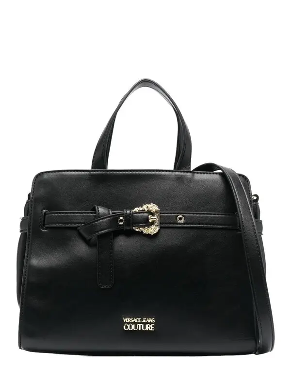 Versace Logo-plaque Tote Bag - Black