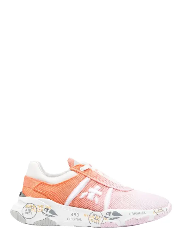 Premiata Buff Low-top Sneakers - Orange