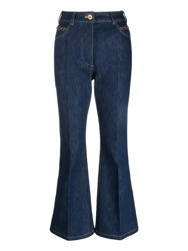 Patou Organic-denim Flared Jeans - Blue