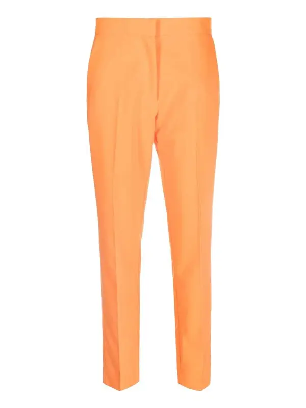 TWINSET High-waisted Cigarette Trousers - Orange