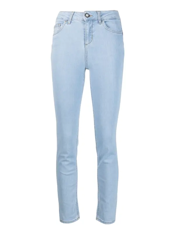 Liu Jo Cropped Skinny Jeans - Blue