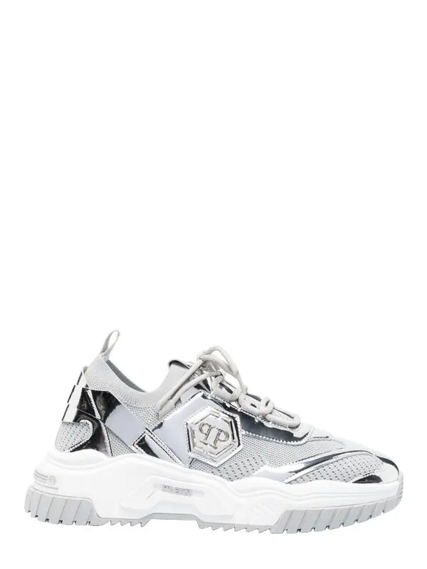 Philipp Plein Predator Low-top Sneakers - Silver