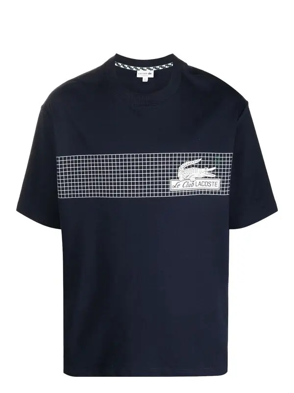 Lacoste Logo-print Cotton T-shirt - Blue
