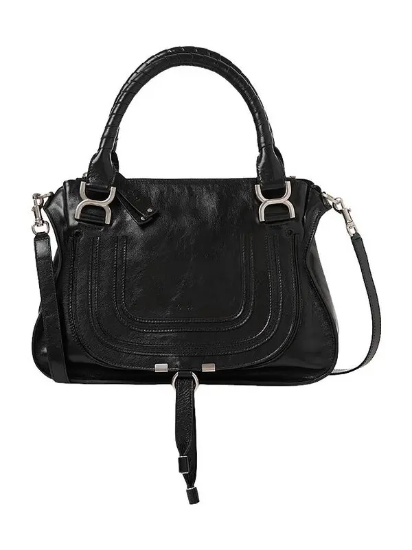 Chloé Marcie Medium Satchel - Black