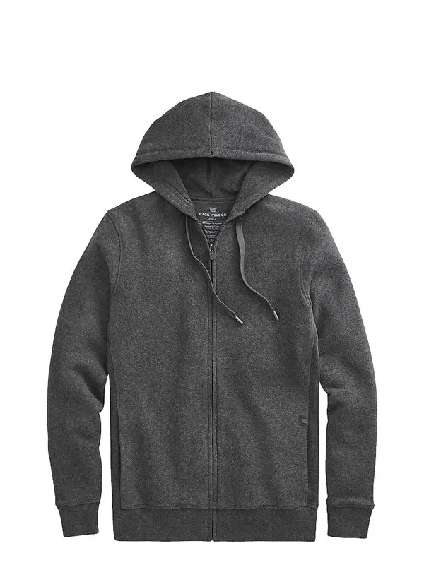 Mack Weldon Ace Micro Brushed French Terry Hoodie - Charcoal Heather