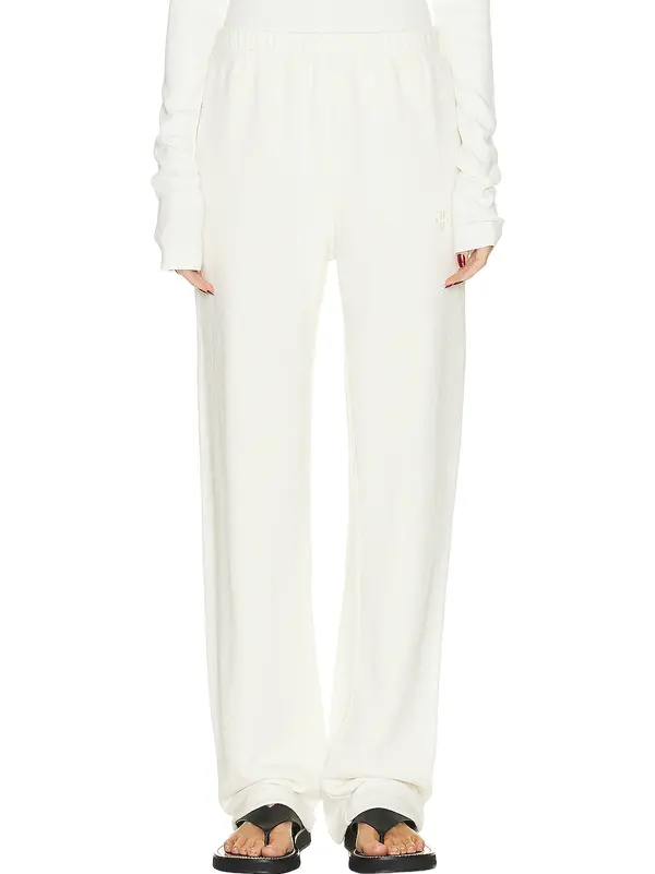 Eterne Straight Leg Sweatpant - Cream