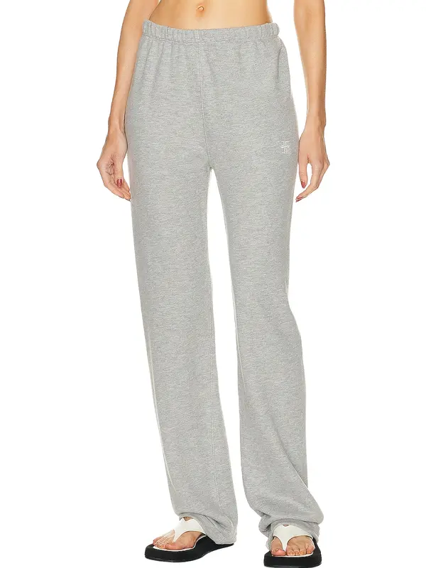 Eterne Straight Leg Sweatpant - Heather Grey