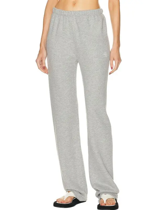 Eterne Straight Leg Sweatpant - Heather Grey
