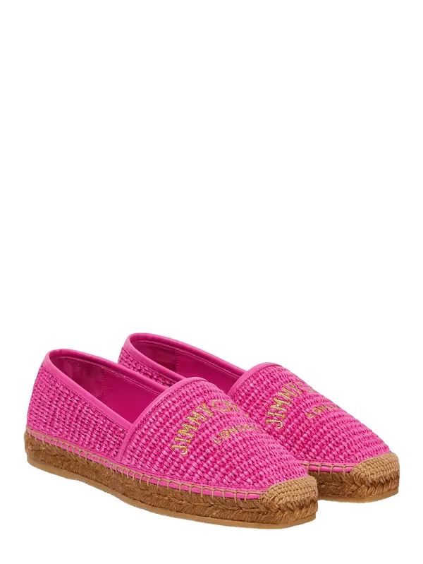 JIMMY CHOO Brie Flat Espadrilles - Pink