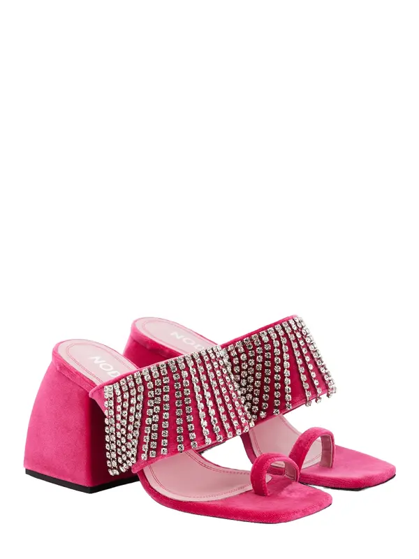 NODALETO Bulla Preston Leather Sandals - Pink