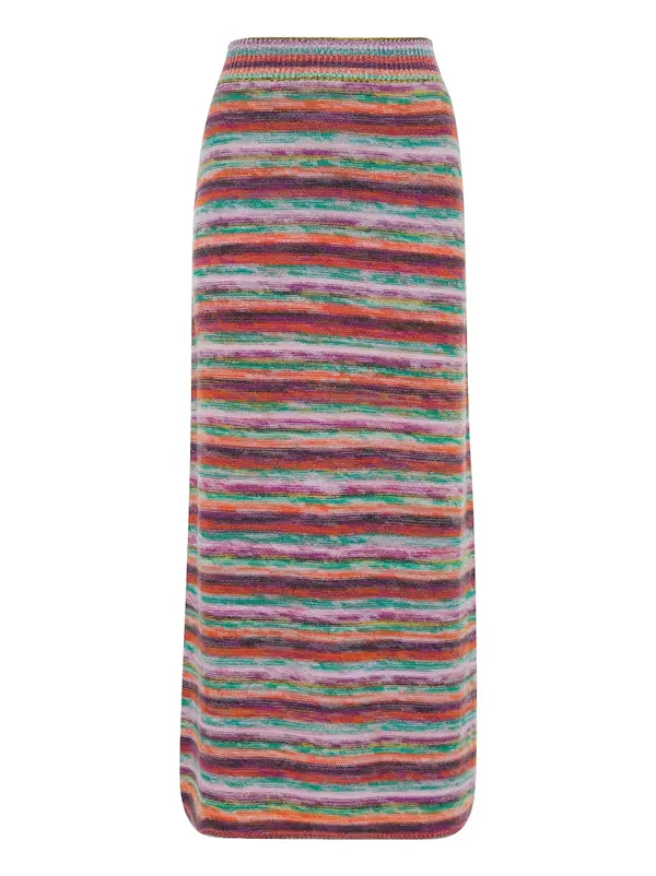 Chloé High-rise Midi Skirt - Multicoloured