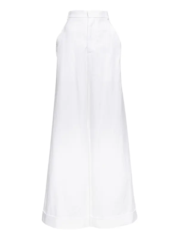 ANN DEMEULEMEESTER Dorothee Wide-leg Pants - White