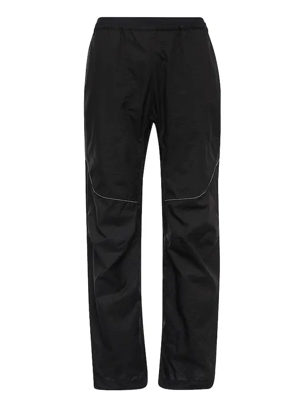 AND WANDER Breath Rip Pants - Black