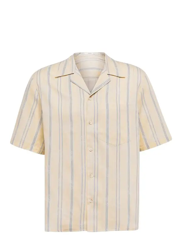 Commas Floral Jacquard Shirt - Beige