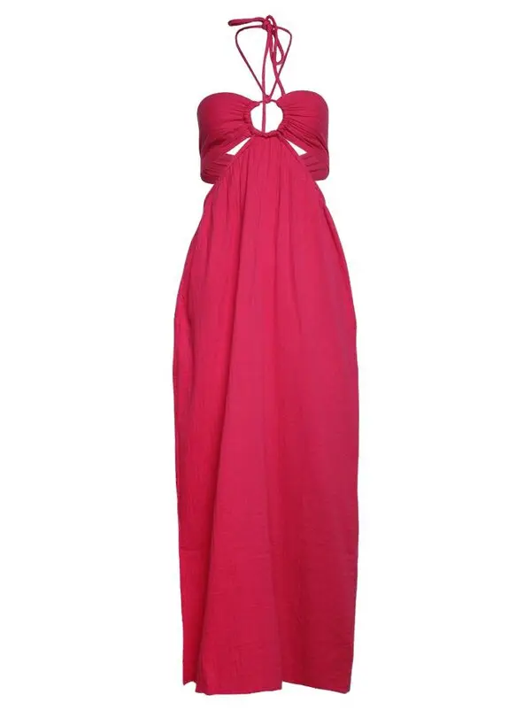 Mara Hoffman Laila Maxi Dress - Raspberry