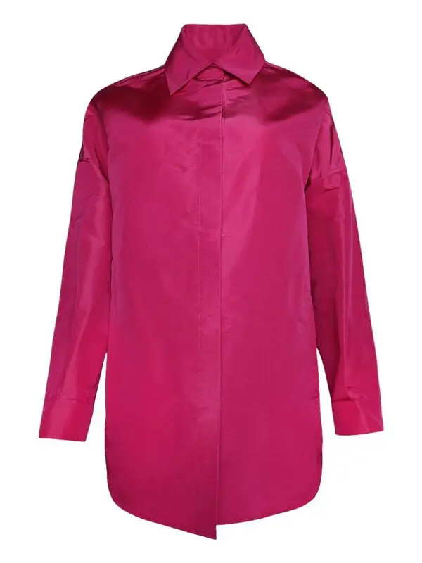 Valentino Garavani Solid Faille Overshirt - Pink