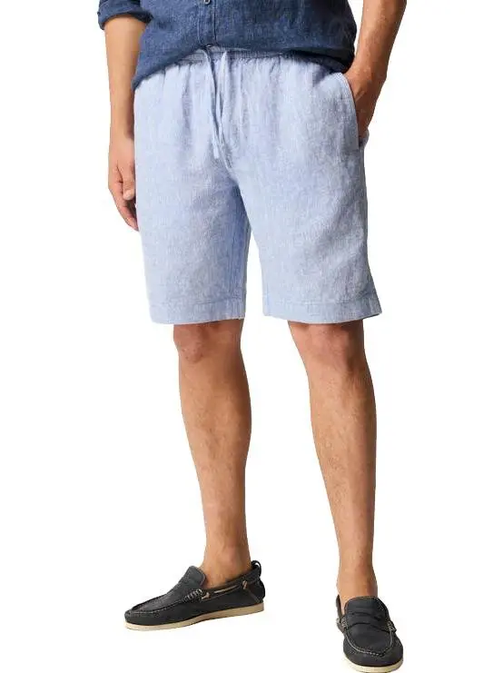 Rodd & Gunn Linen Drawstring Shorts - Denim